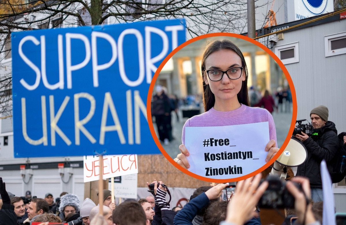 Ukrainerin in Berlin äußert tiefe Sorge: Ukrainerin in Berlin äußert tiefe Sorge: